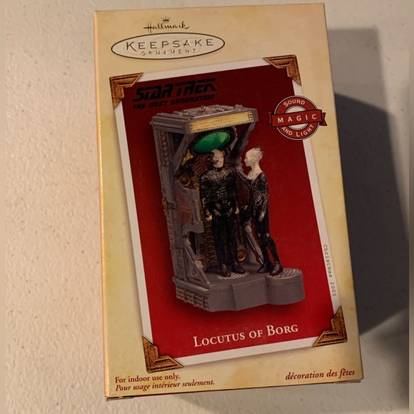 Hallmark | Holiday | 205 Hallmark Star Trek Locutus Of Borg Magic ...